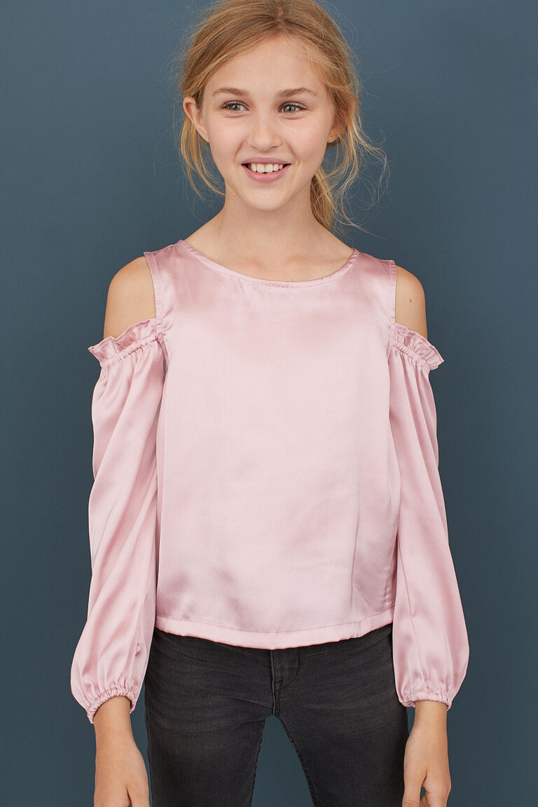 Cold shoulder blouse