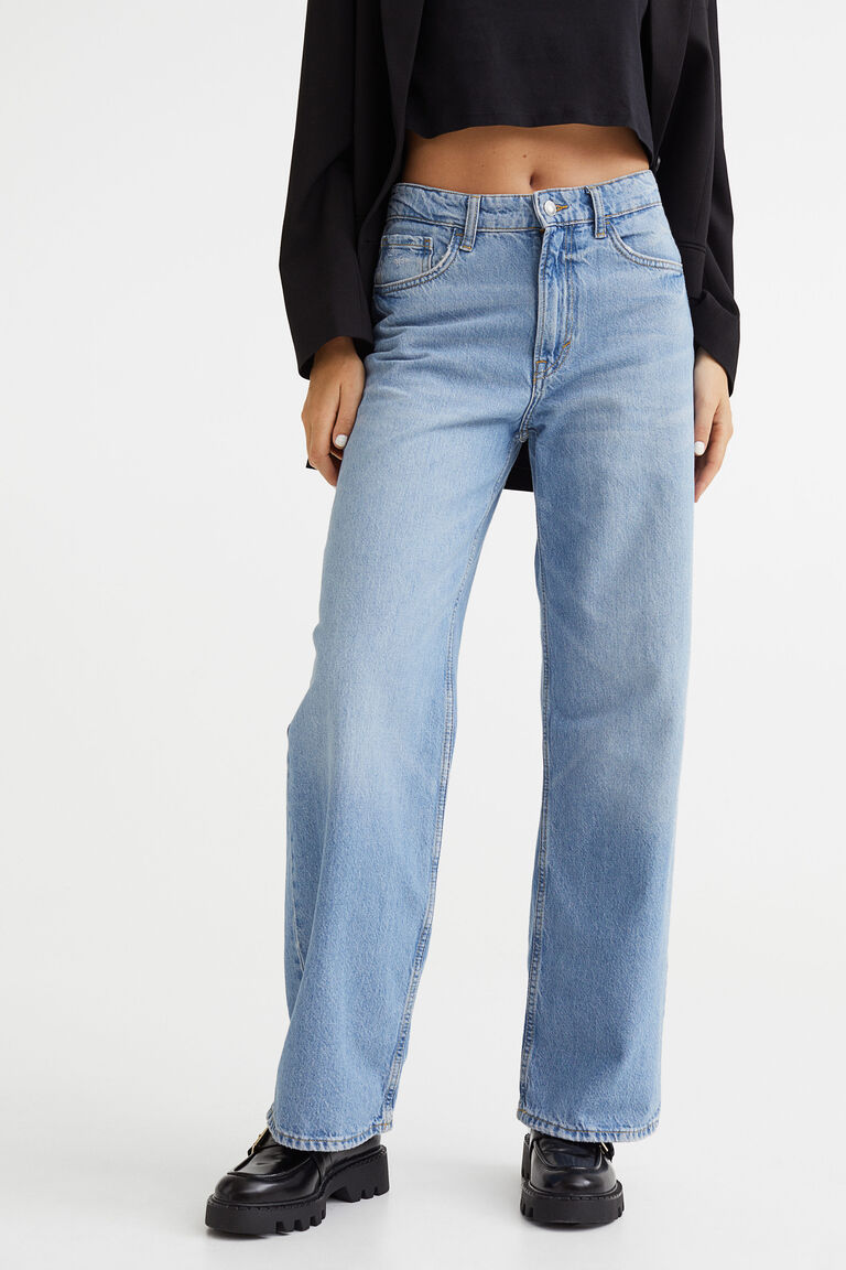Wide Low Jeans