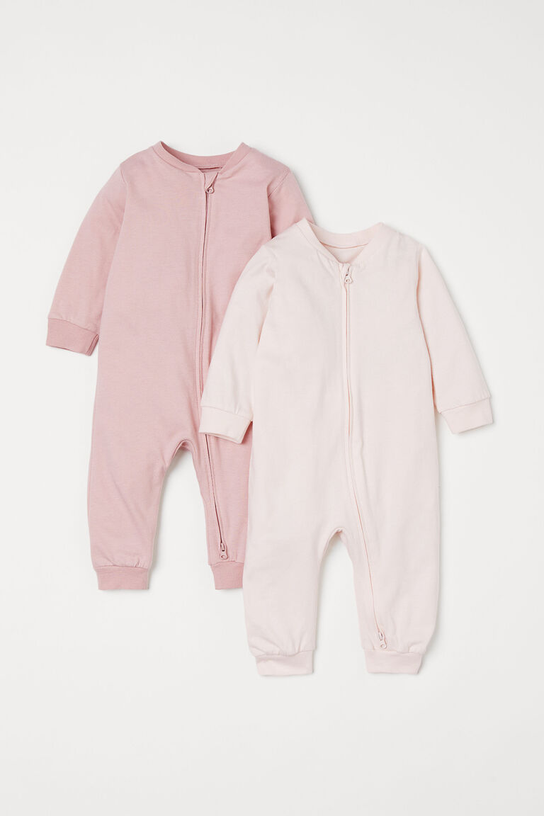 2-pack zip-up pyjamas