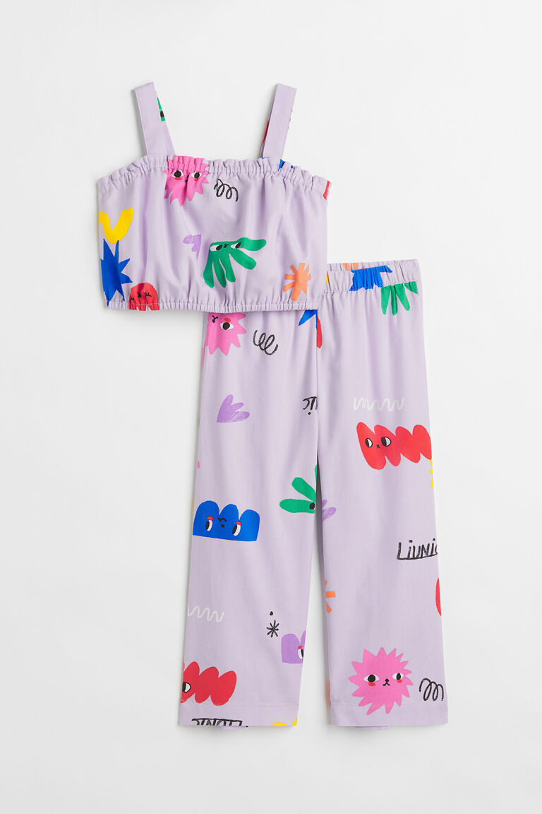 2-piece patterned set