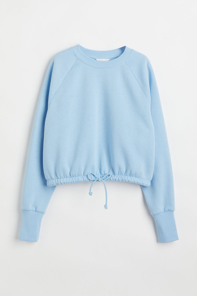 Drawstring sweatshirt