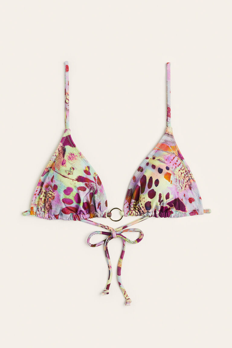 Padded triangle bikini top