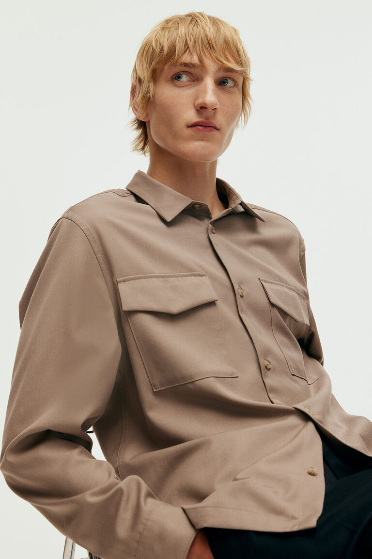 Regular Fit Utility overshirt