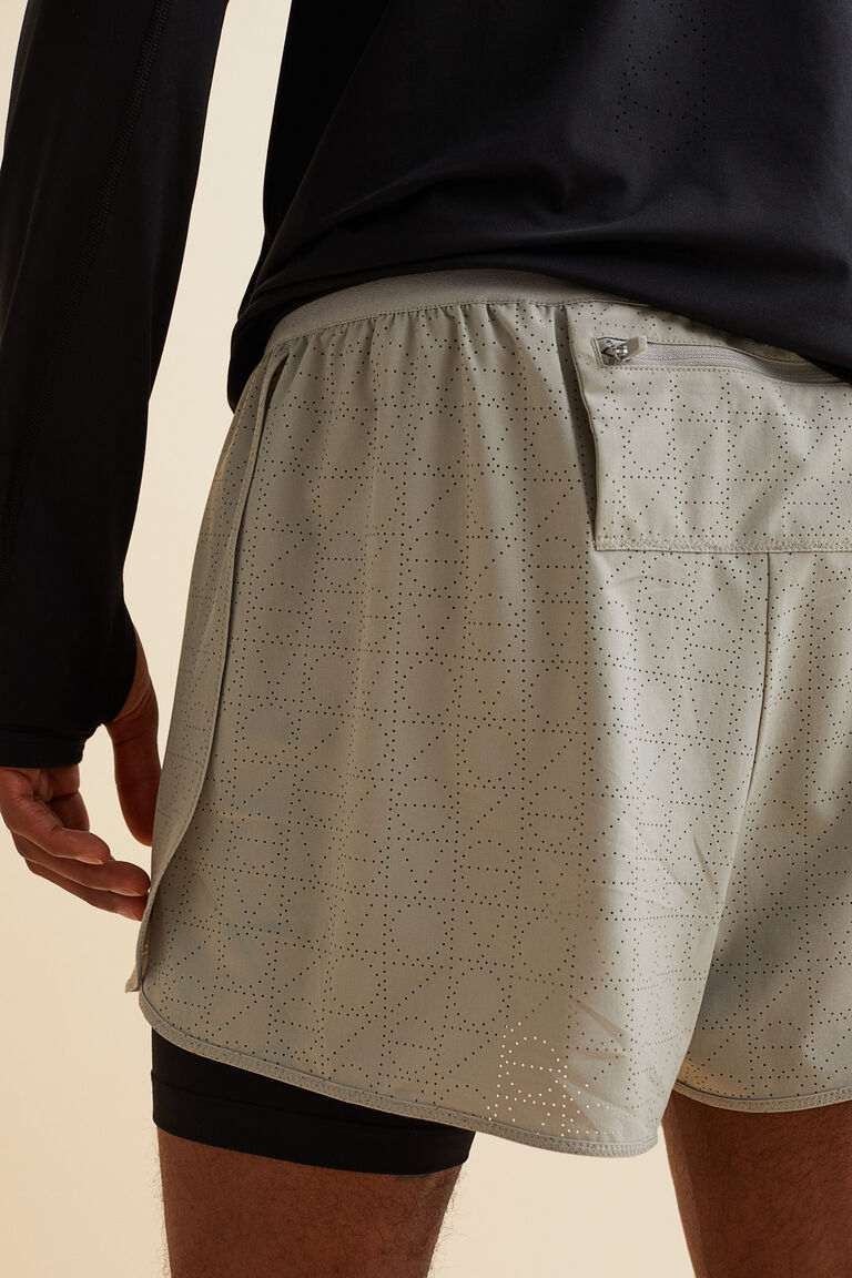 Double-layered sports shorts