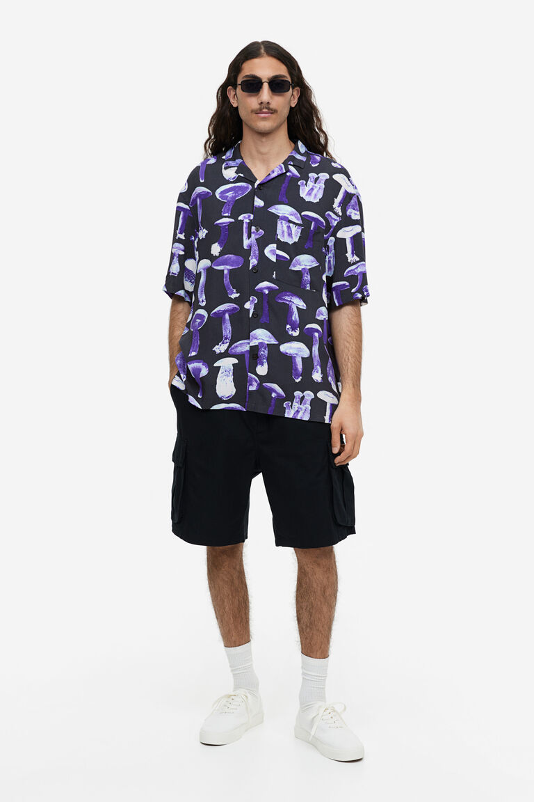 Relaxed Fit Patterned resort shirt