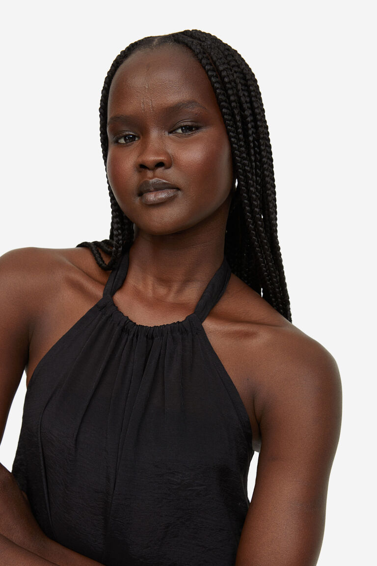 Halterneck beach dress