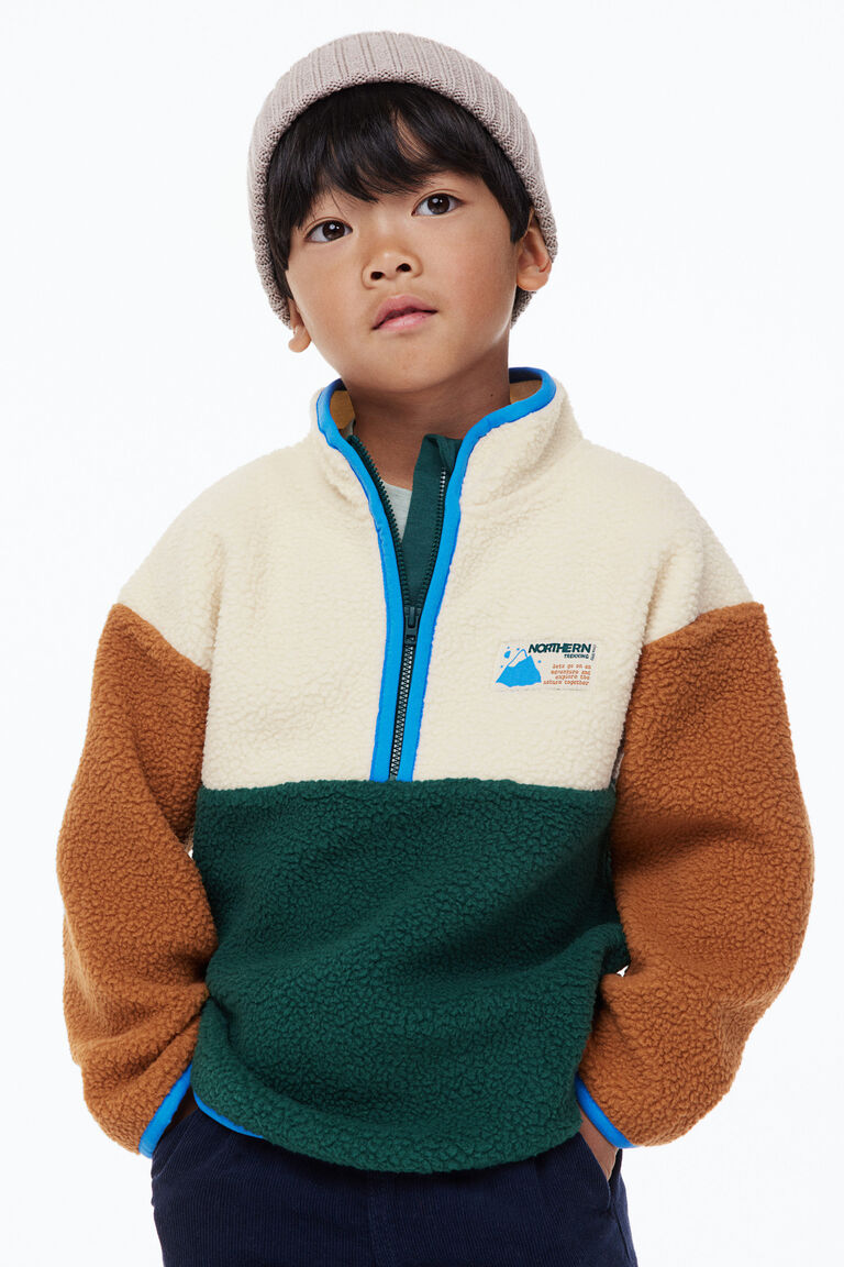 Zip-top fleece jacket