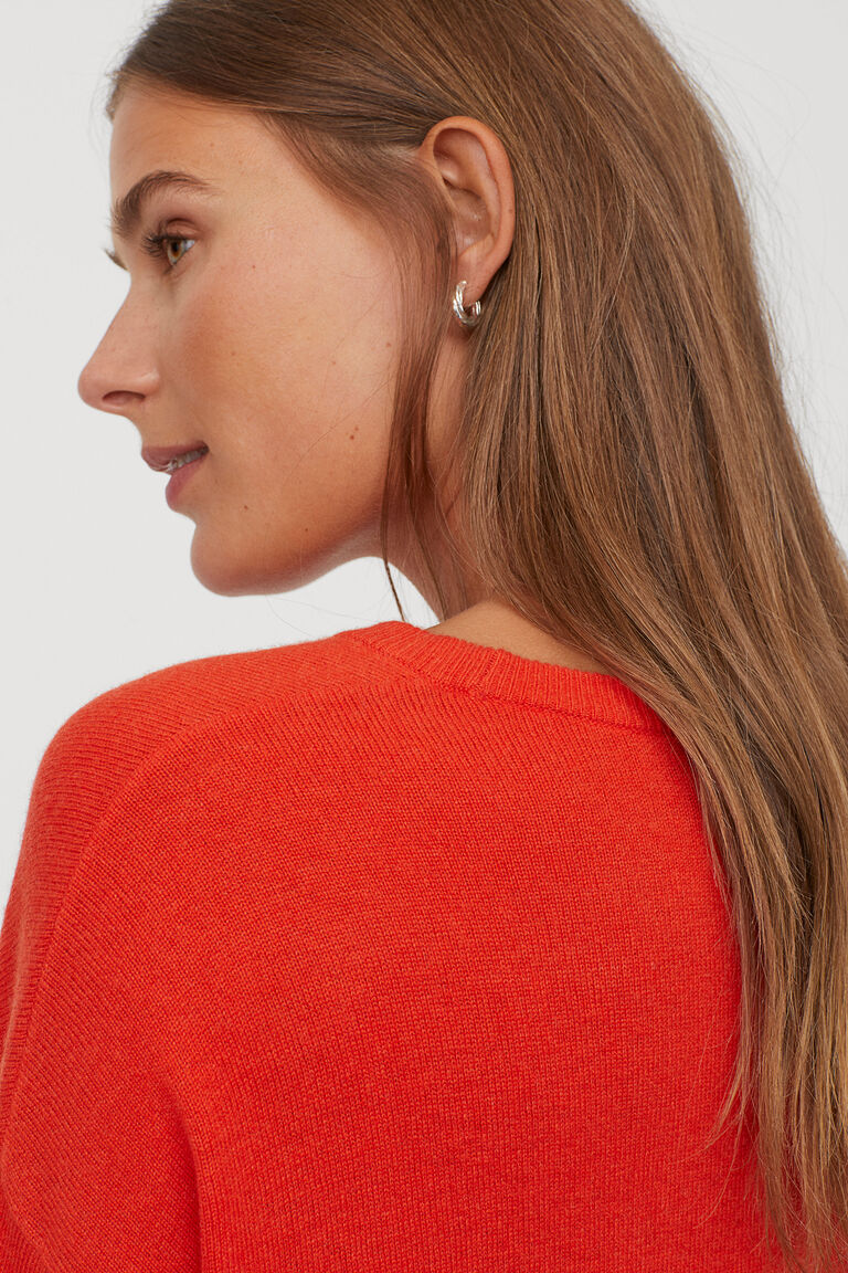 Oversized cashmere jumper