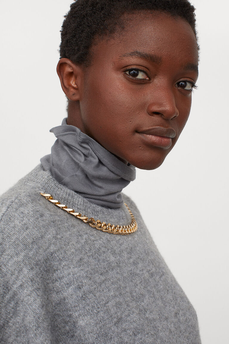 Chain-detail jumper