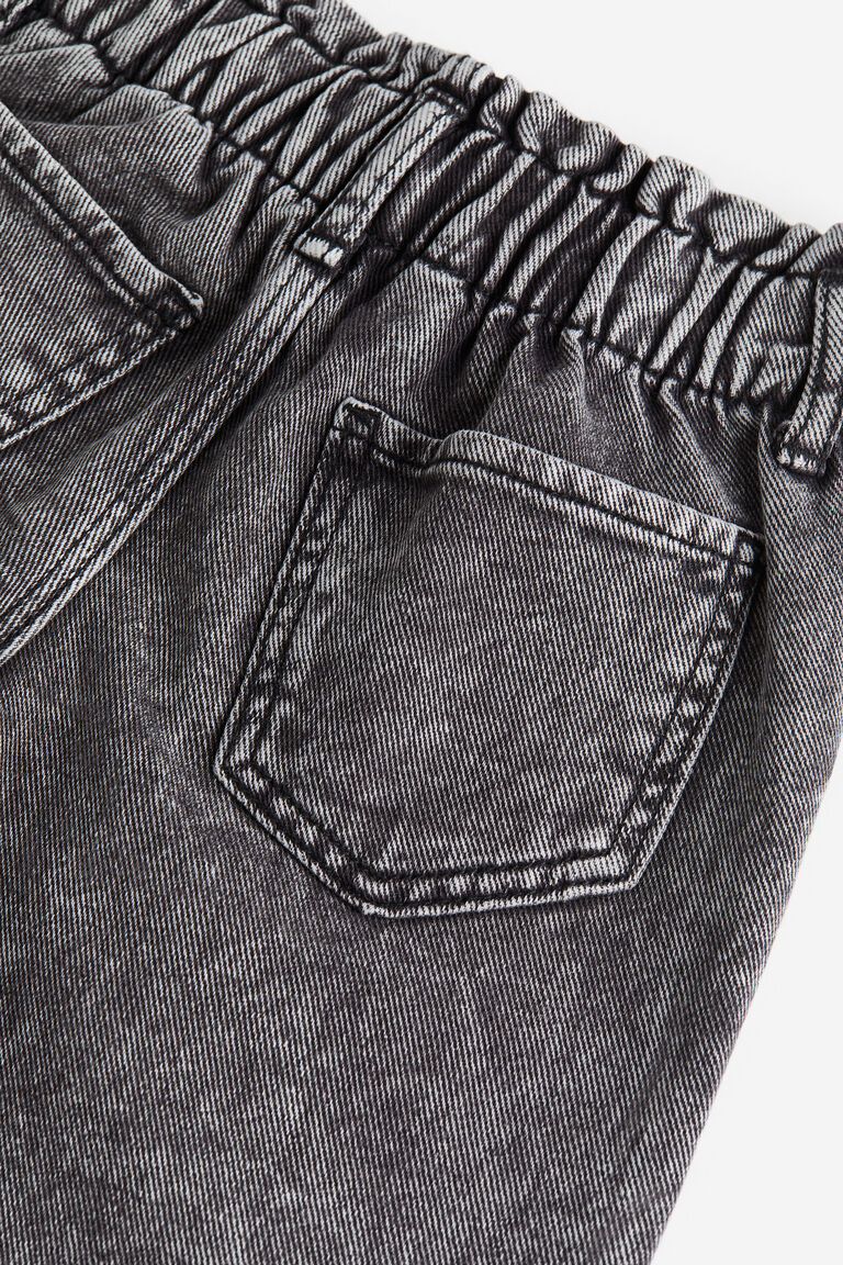 Wide Leg paper bag jeans