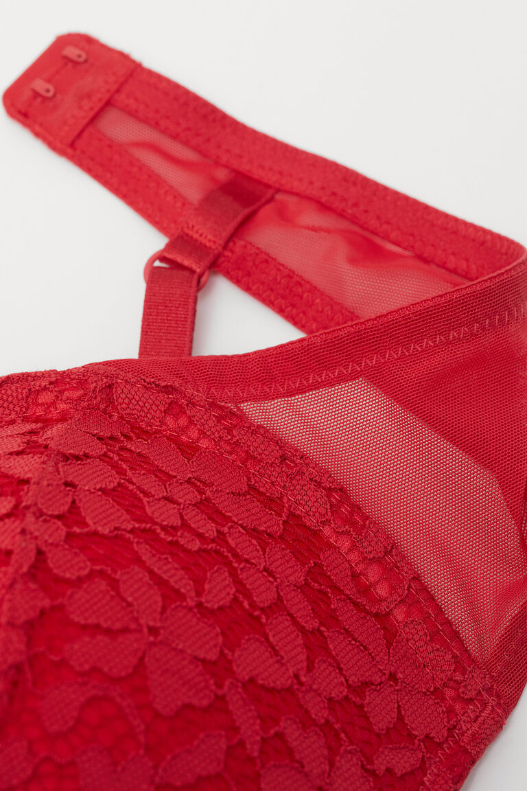 Lace push-up bra