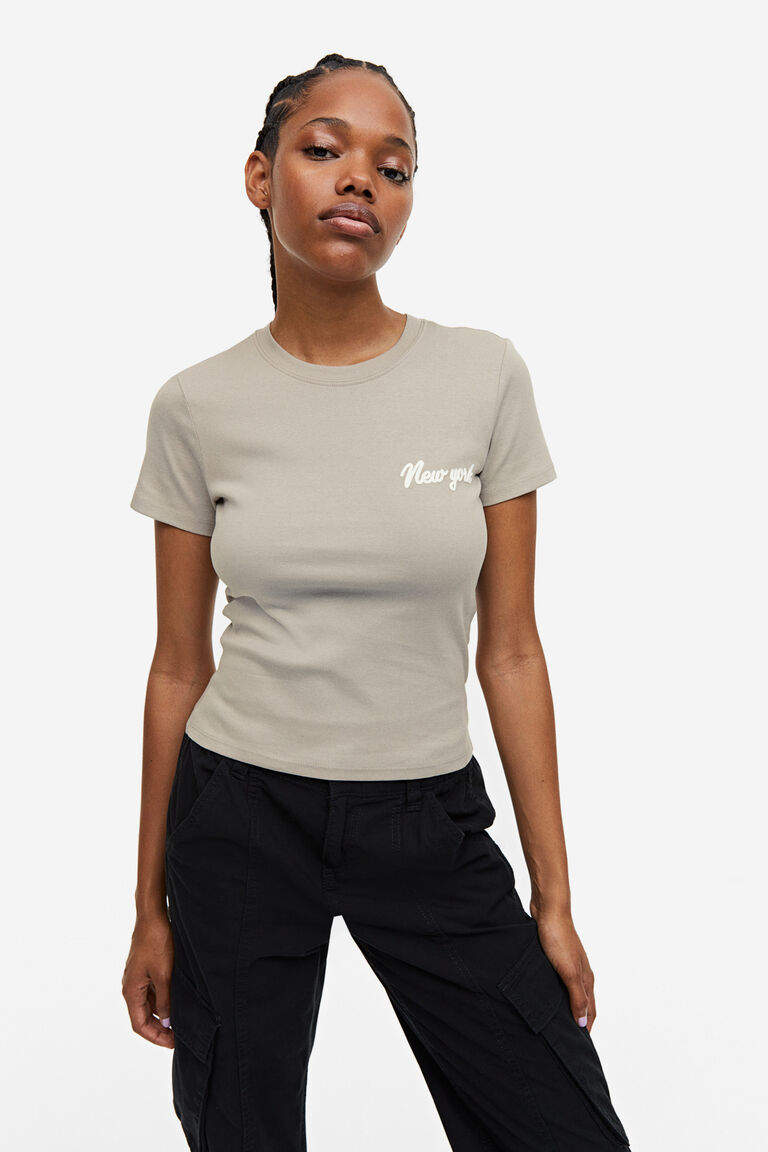 Fitted cotton top