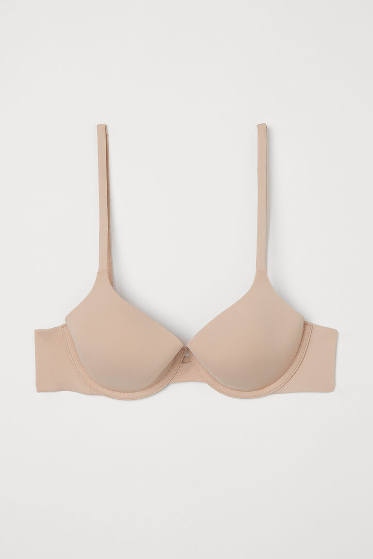 Padded underwired bra