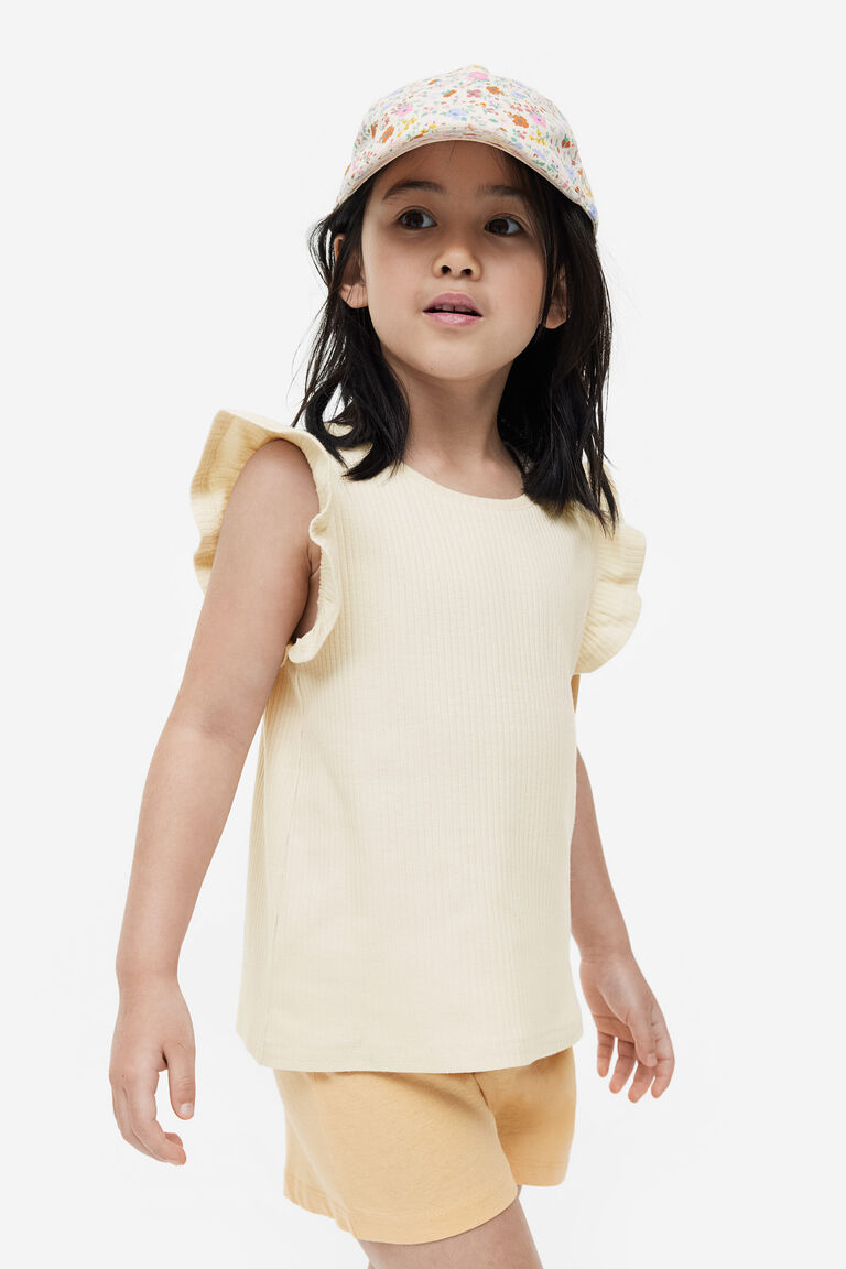 3-pack flutter-sleeved tops