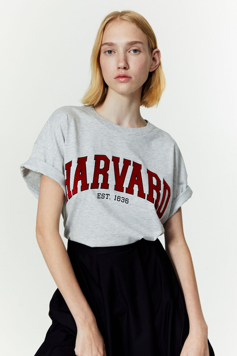 Oversized printed T-shirt