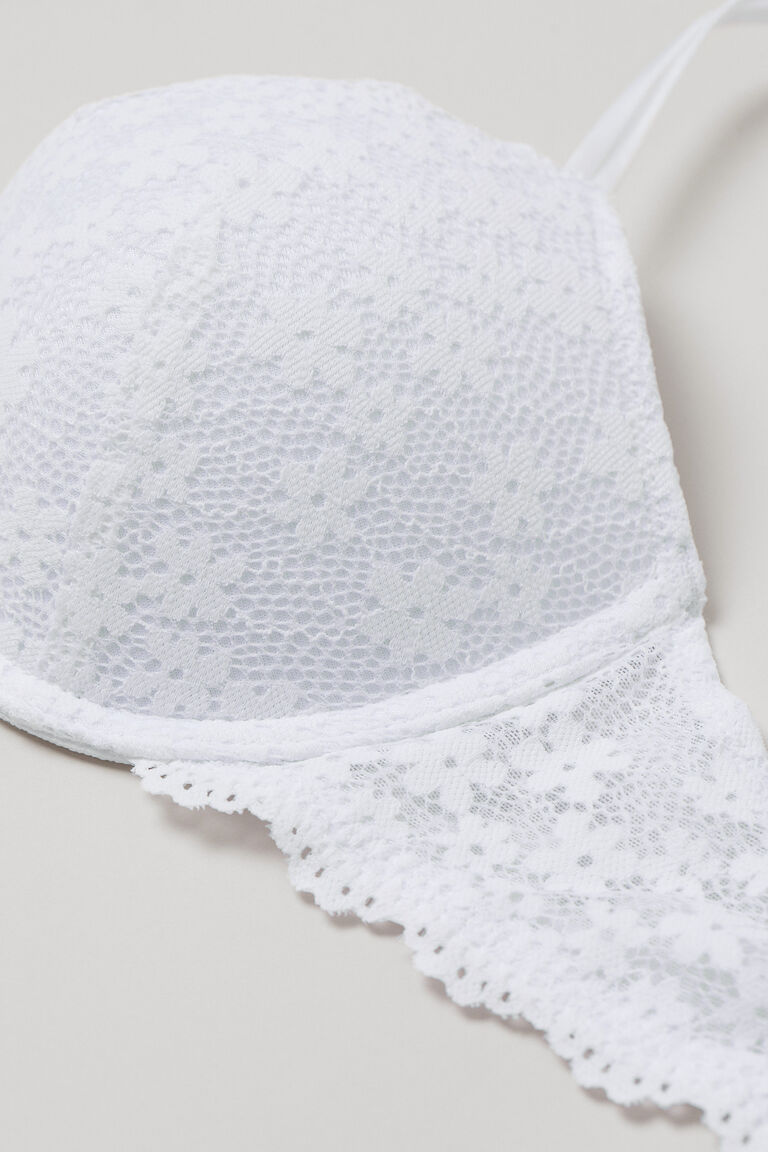 Lace push-up bra