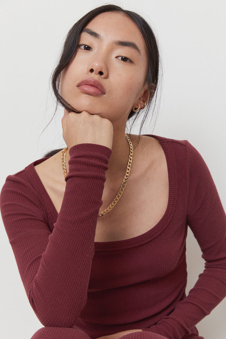 Ribbed top