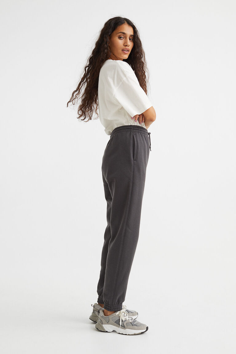 High-waisted joggers