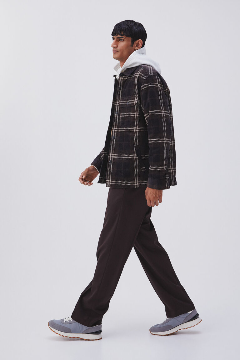 Relaxed Fit Padded shacket