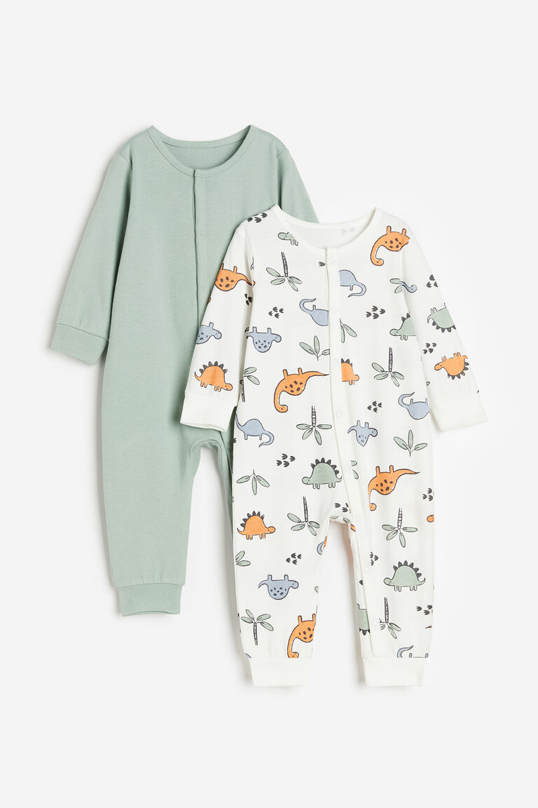 2-pack patterned cotton pyjamas