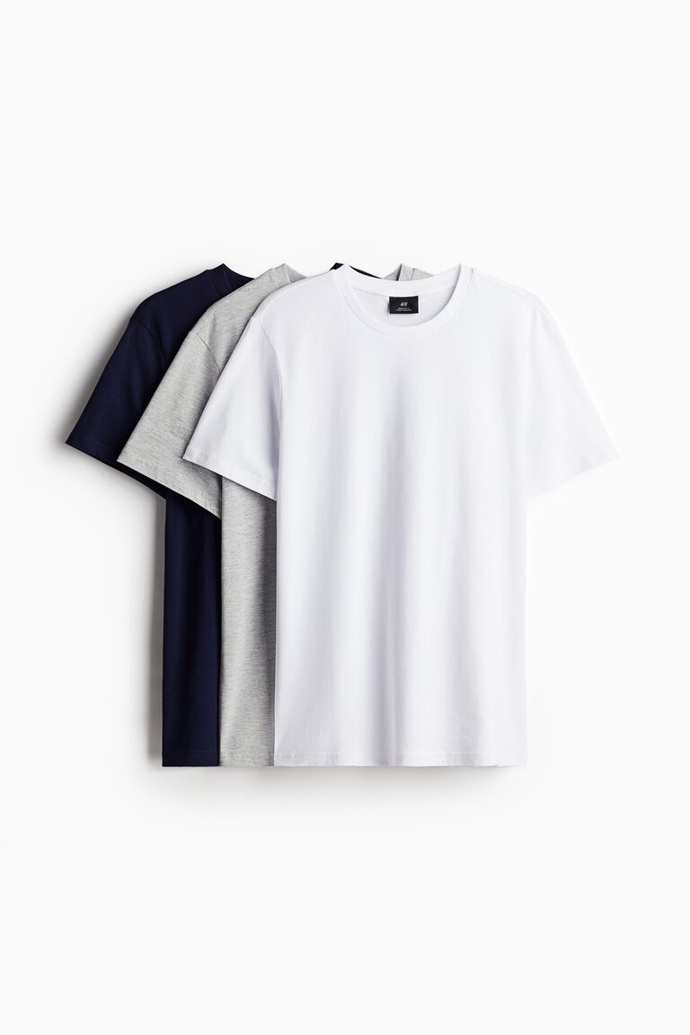 3-pack Regular Fit T-shirts