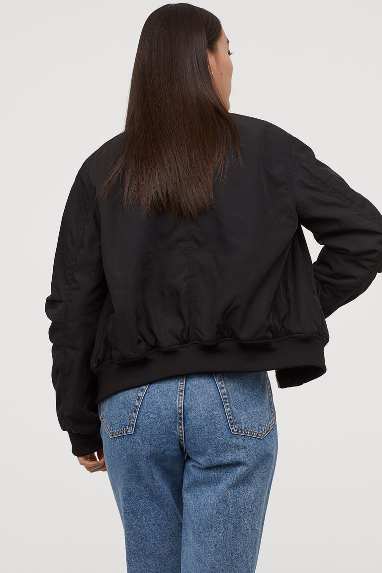 Padded bomber jacket