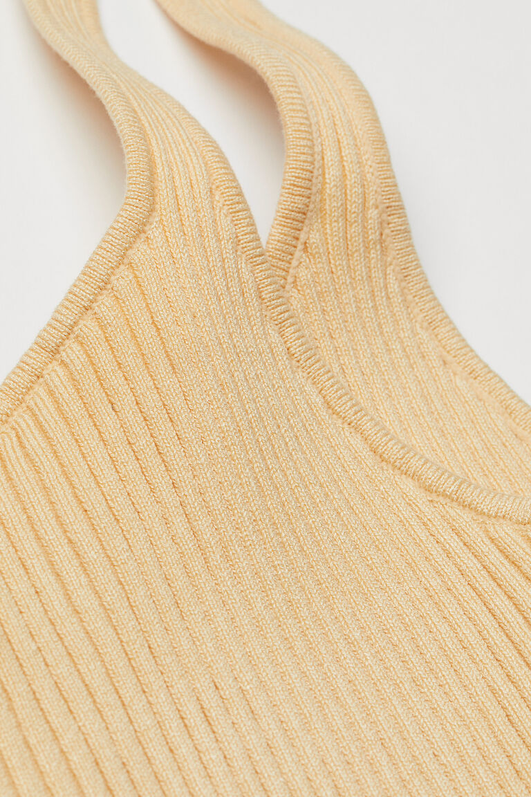 Rib-knit top