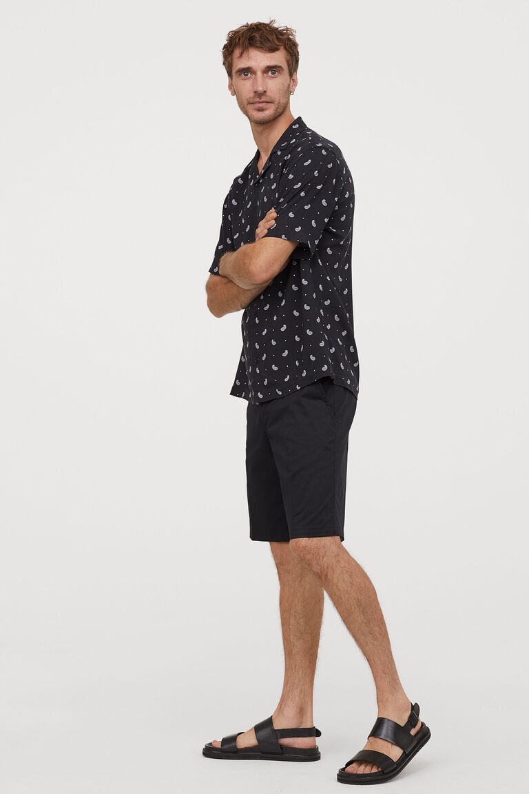 Patterned resort shirt