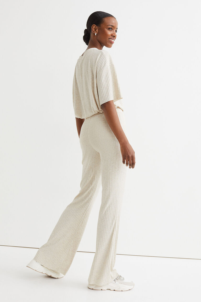 Ribbed trousers