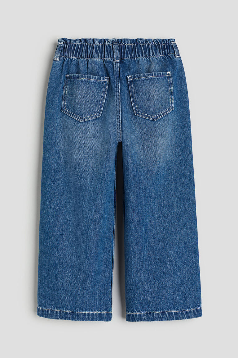 Wide Leg paper bag jeans