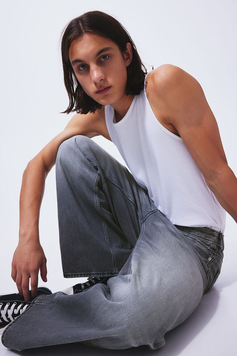 Bootcut Loose Jeans