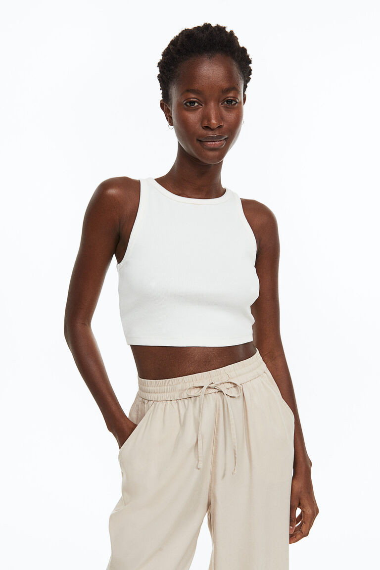 Lyocell-blend pull-on trousers