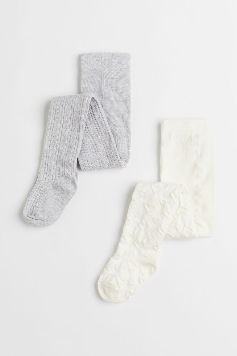 2-pack pointelle tights