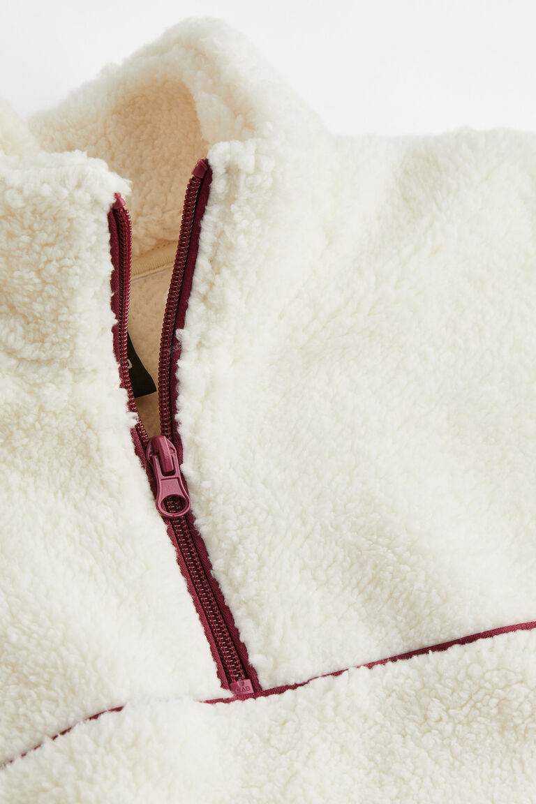 Zip-top teddy sweatshirt