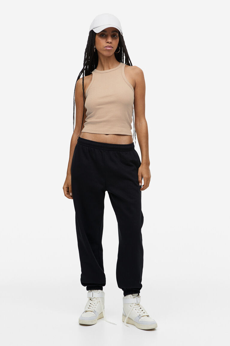 Cropped vest top