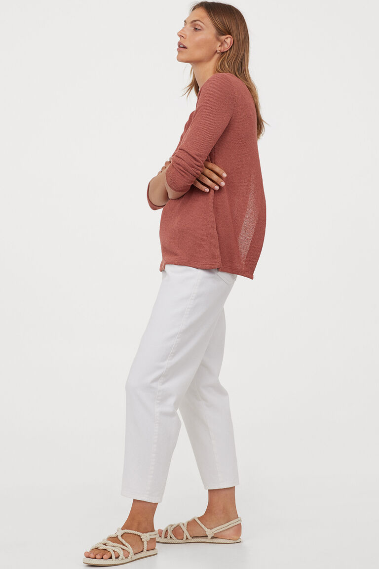 Wrapover-back jumper