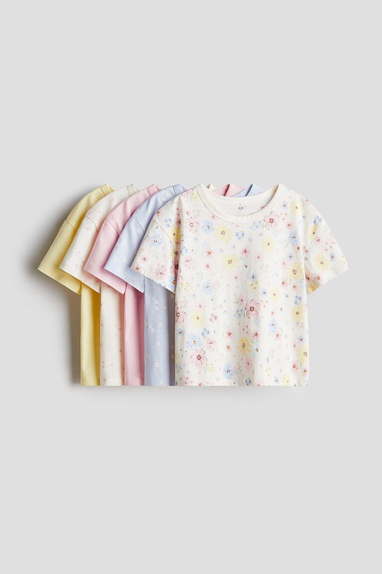 5-pack cotton T-shirts