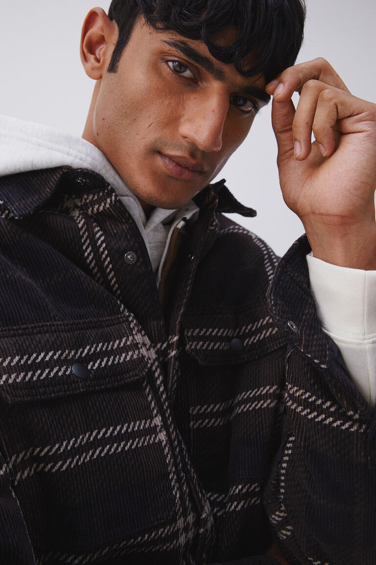 Relaxed Fit Padded shacket