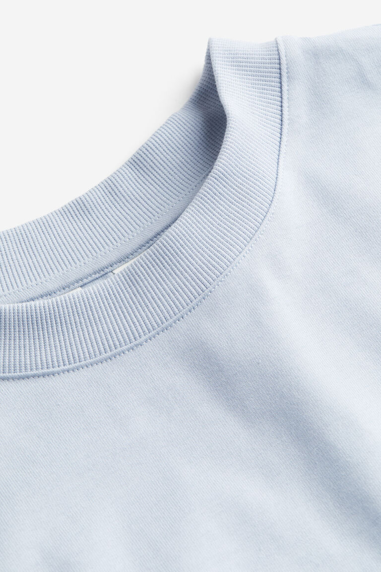 Boxy-style cotton T-shirt