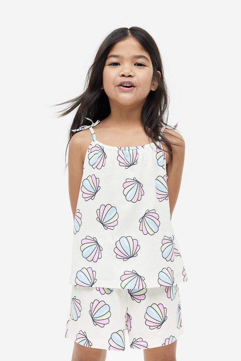 5-pack cotton jersey strappy tops