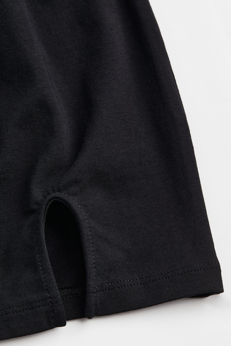 Polo-neck bodycon dress