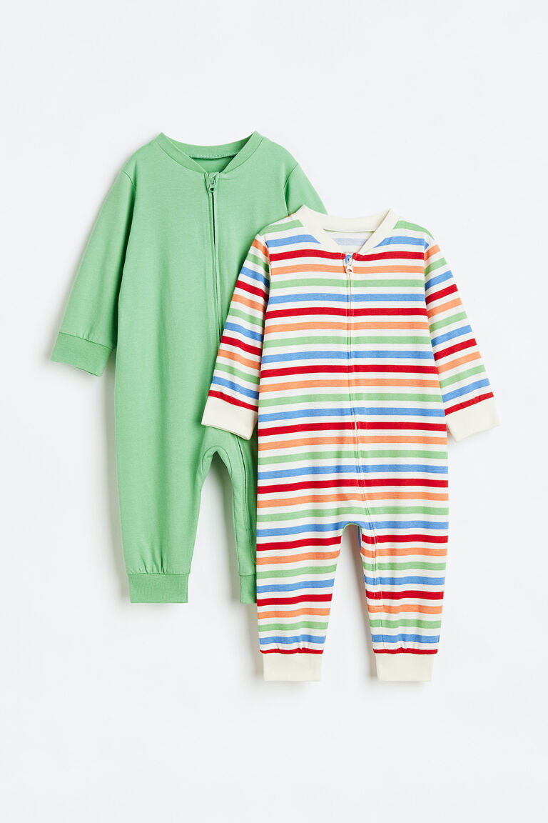 2-pack patterned cotton pyjamas