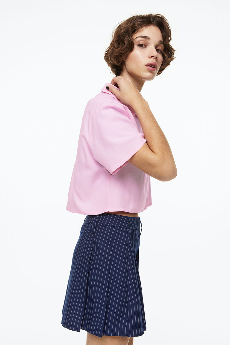 Boxy-style shirt
