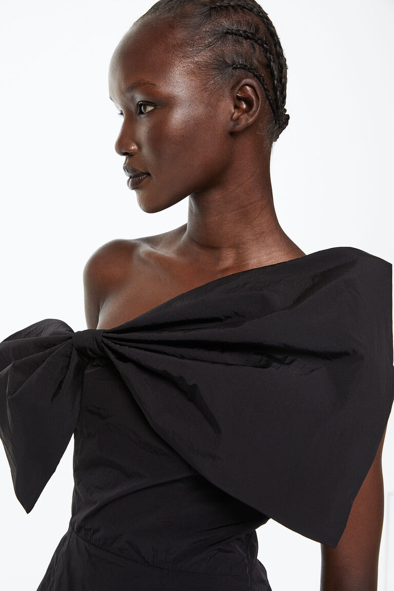 Bow-front dress