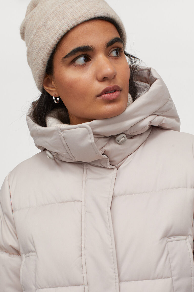 Hooded padded jacket