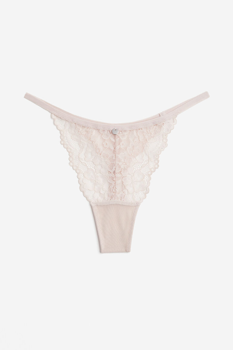 3 Pack Lace Thong Briefs