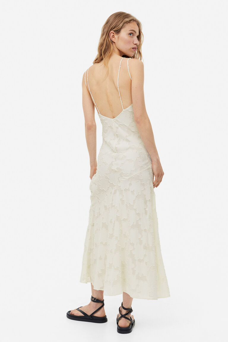 Jacquard-weave dress