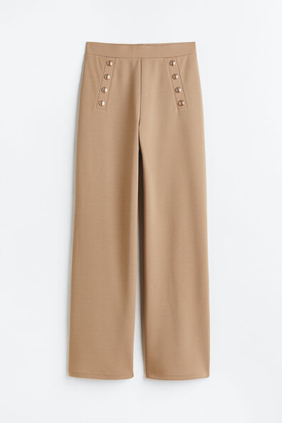 Button-front trousers