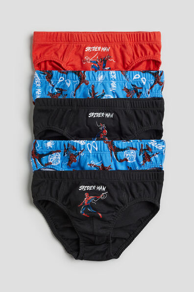 5-pack printed boys’ briefs