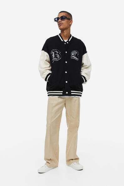 Oversized Fit Baseball jacket